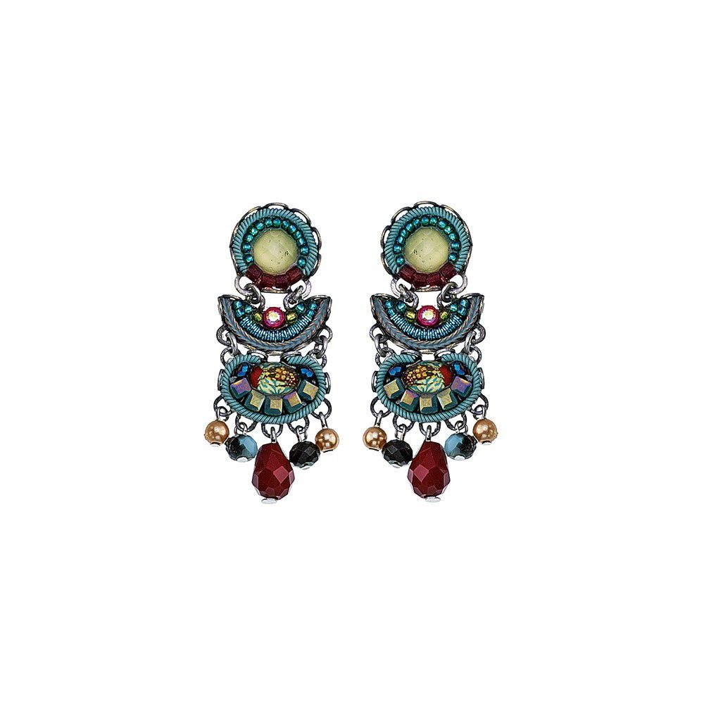 Turquoise Crown, Ritva Earrings Turquoise AyalaBar c1102