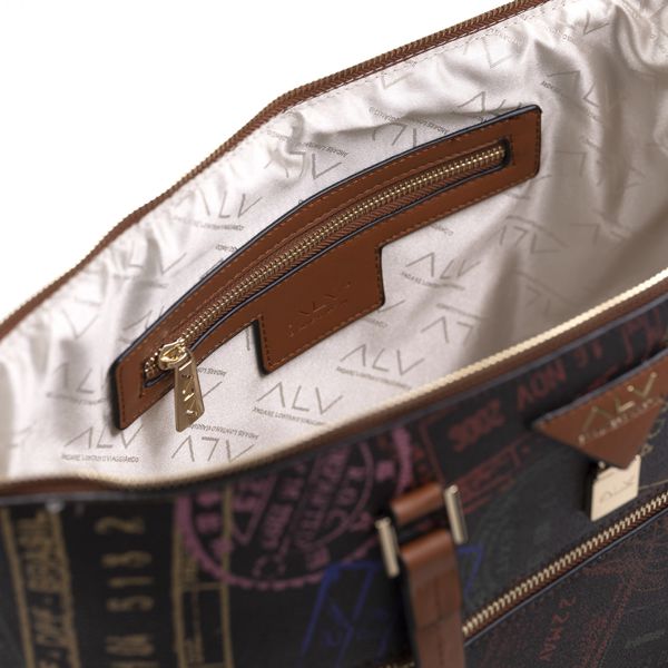 Women's shopping bag by Alv moka ALV - Alviero Martini al904b3207