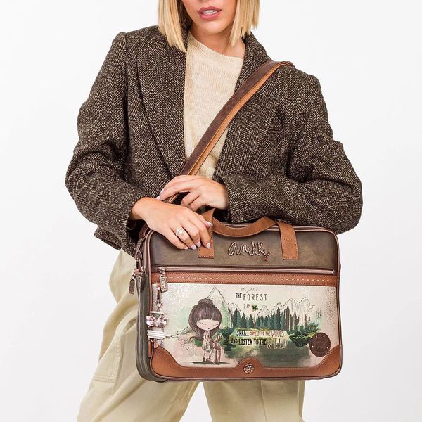 Valigetta porta documenti The Forest marrone Anekke 35606-113