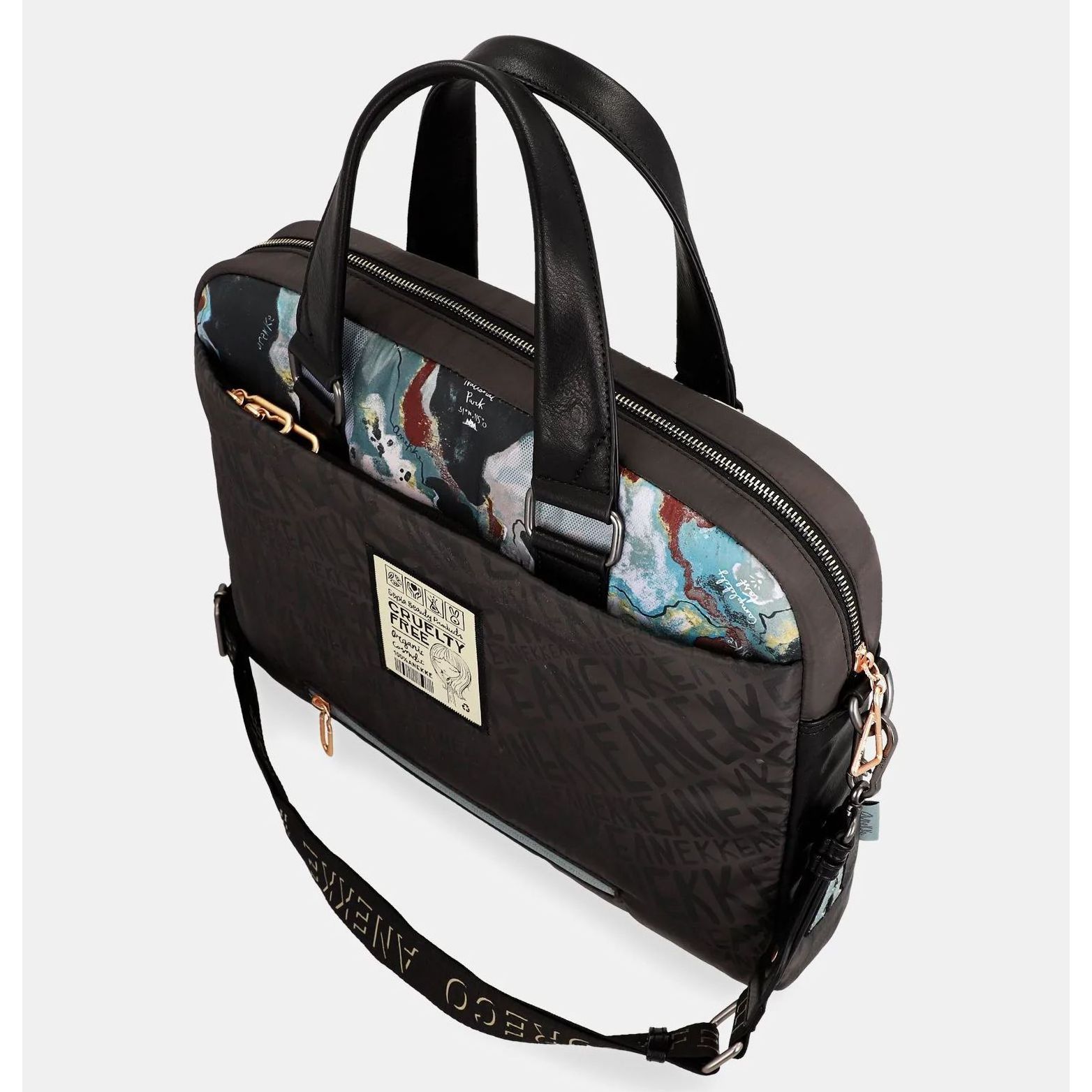 Valigetta porta documenti Nature woods nero Anekke 35876-101