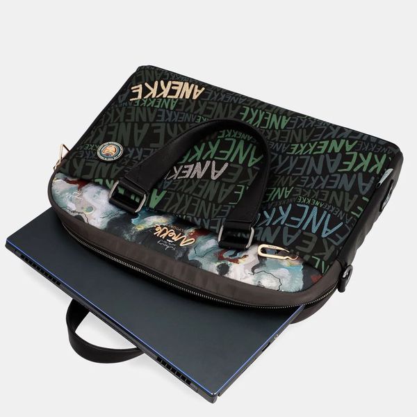 Valigetta porta documenti Nature woods nero Anekke 35876-101