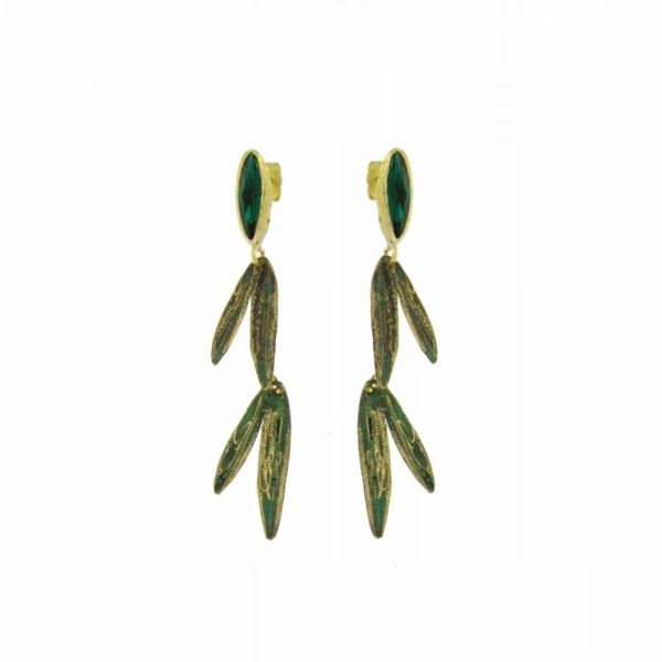 Orecchini Silene verde KALLIOPE Handmade Jewelry gs1374