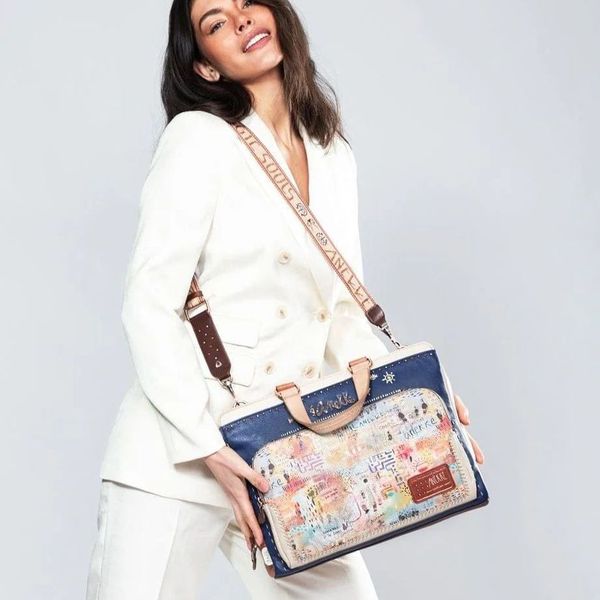 Valigetta porta documenti Tribe beige Anekke 36626-116