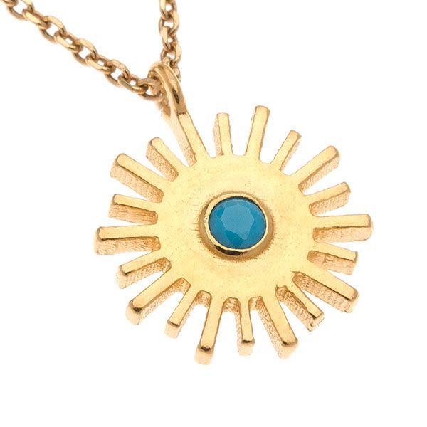 Collana sole pietra turchese oro Arteon 32373-000