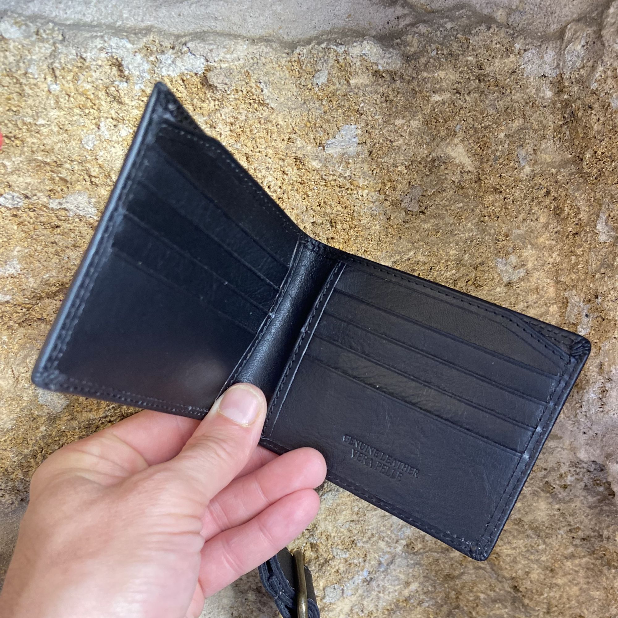 Wallets and cards black BRASS Workshop op-8383